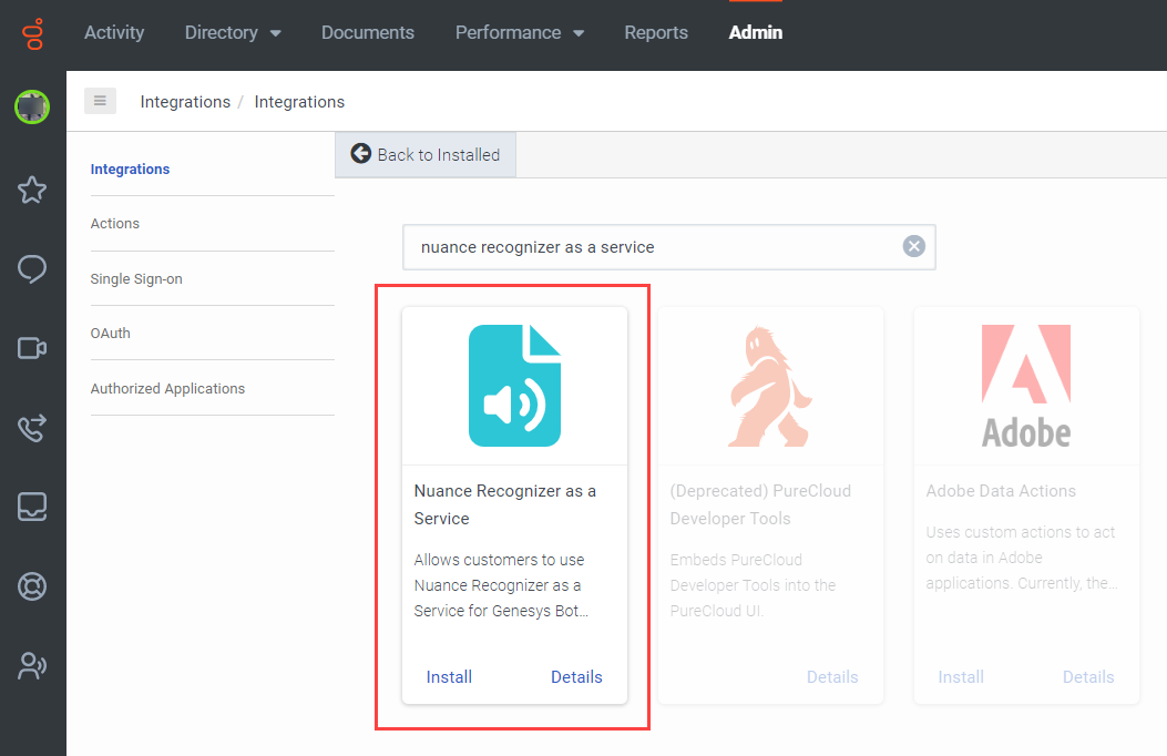 创建机器人流程并使用第三方 ASR 语法快速入门指南-Genesys 云资源中心